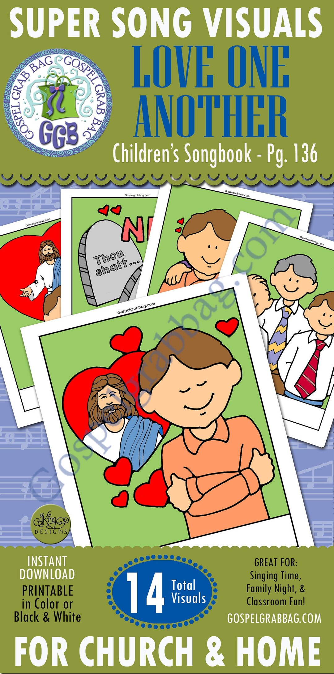 SONG "love One Another" VISUALS Picture-for-every-verse, Music for ...