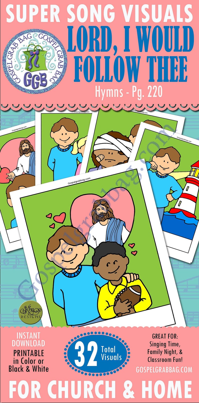 SONG "lord I Would Follow Thee" VISUALS - Primary Practice, Picture-for ...