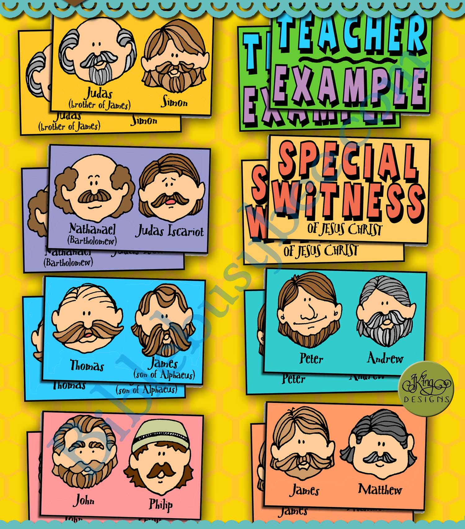 APOSTLES Apostles Were Special Witnesses of Jesus - Match Game - LESSON ...