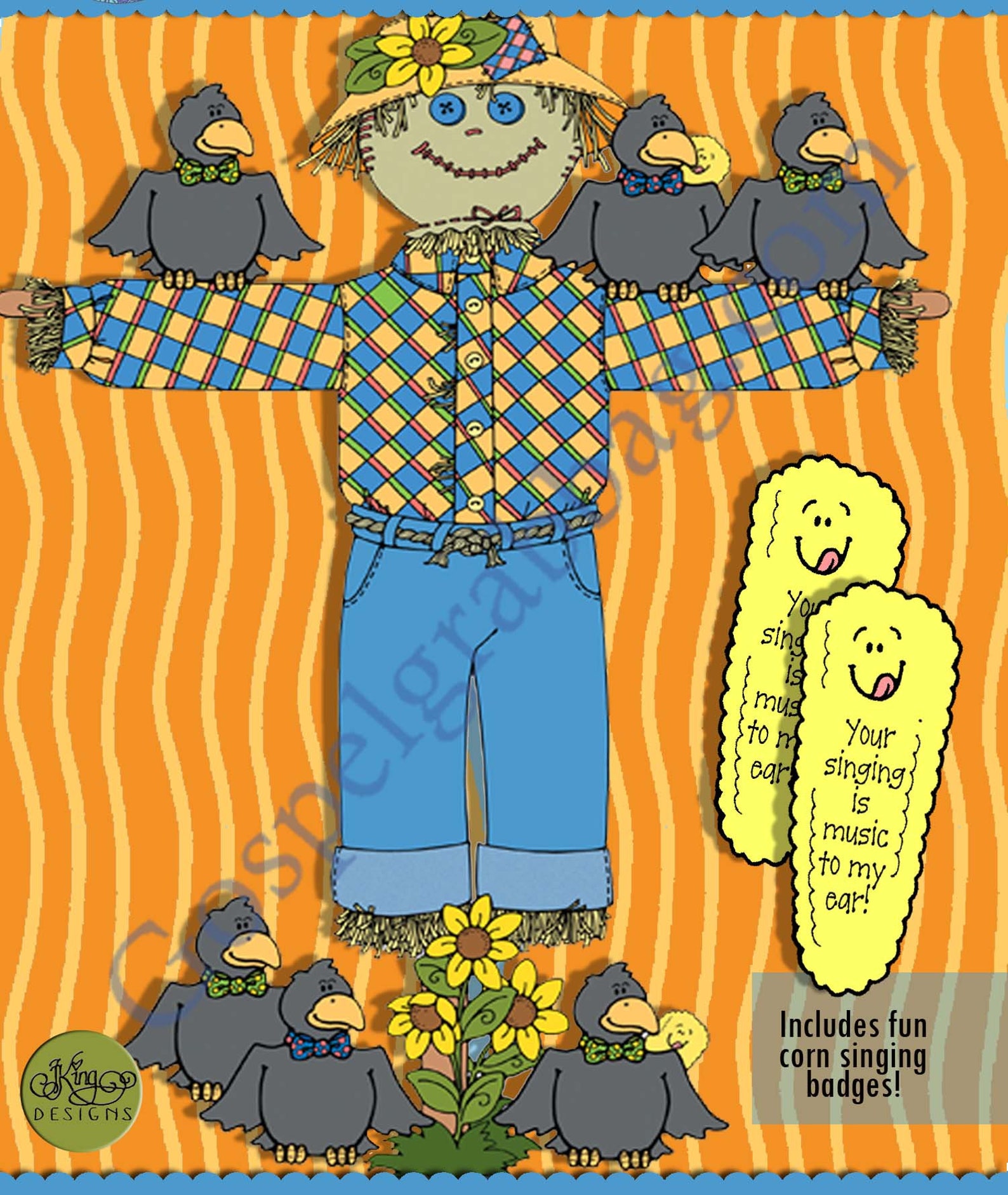 Primary Music Singing Activity, “scarecrow Fun! – Build a Scarecrow ...