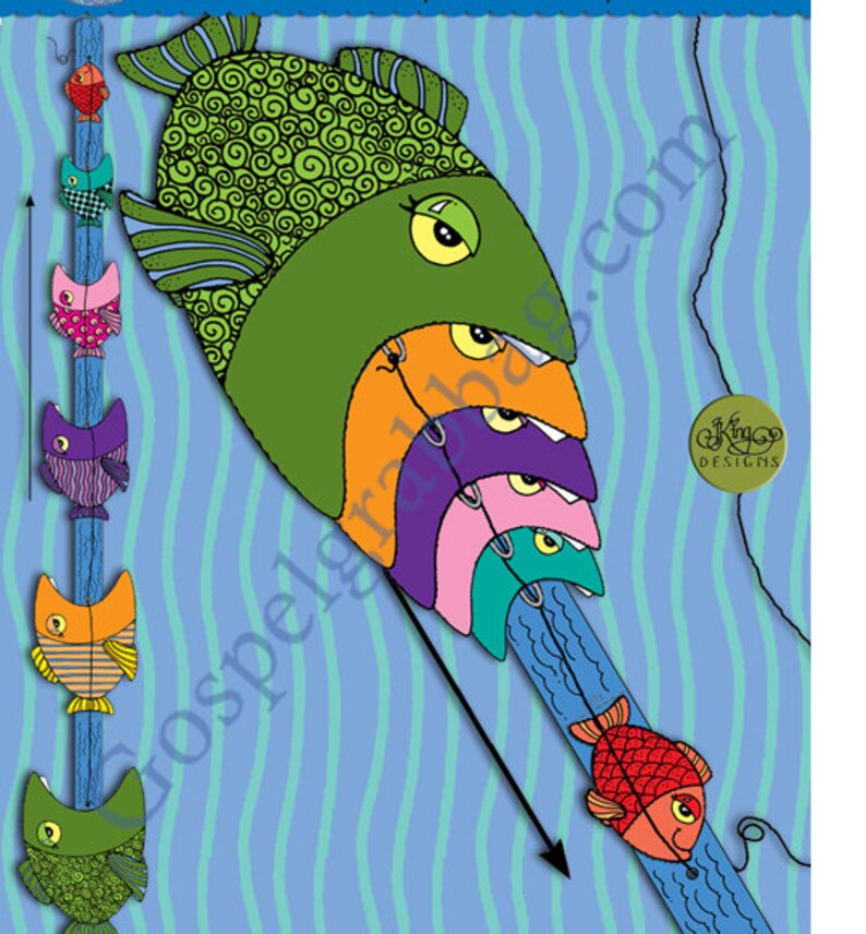 Primary Music Singing Activity, "big Bite Fish" Memorize Songs, Pick-a ...