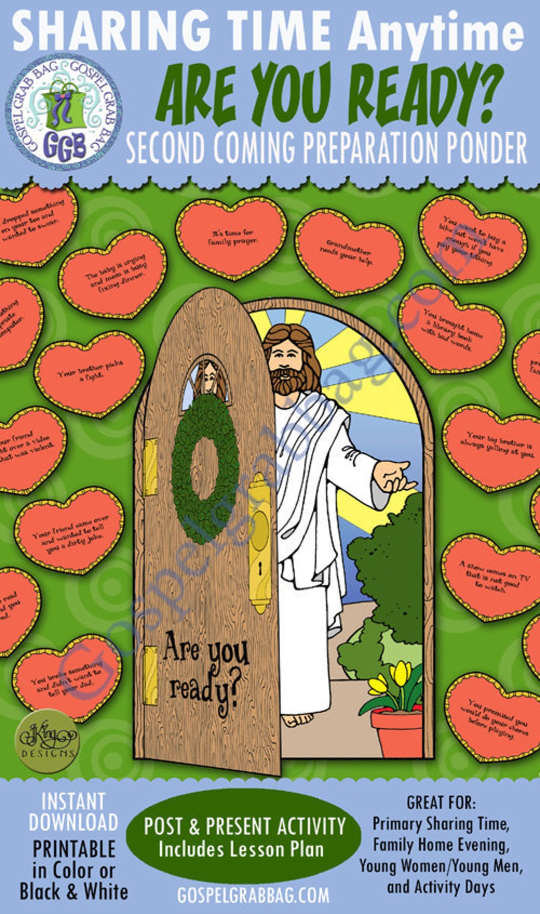 Post-and-present Activity. SECOND COMING: Jesus is Knocking at the Door ...