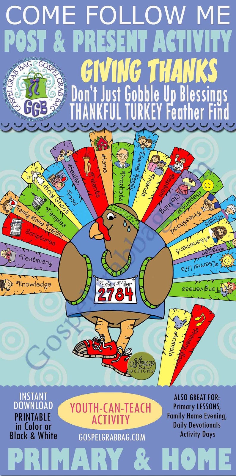 BLESSINGS - Come Follow Me Activity: "i Am Thankful for Temporal ...