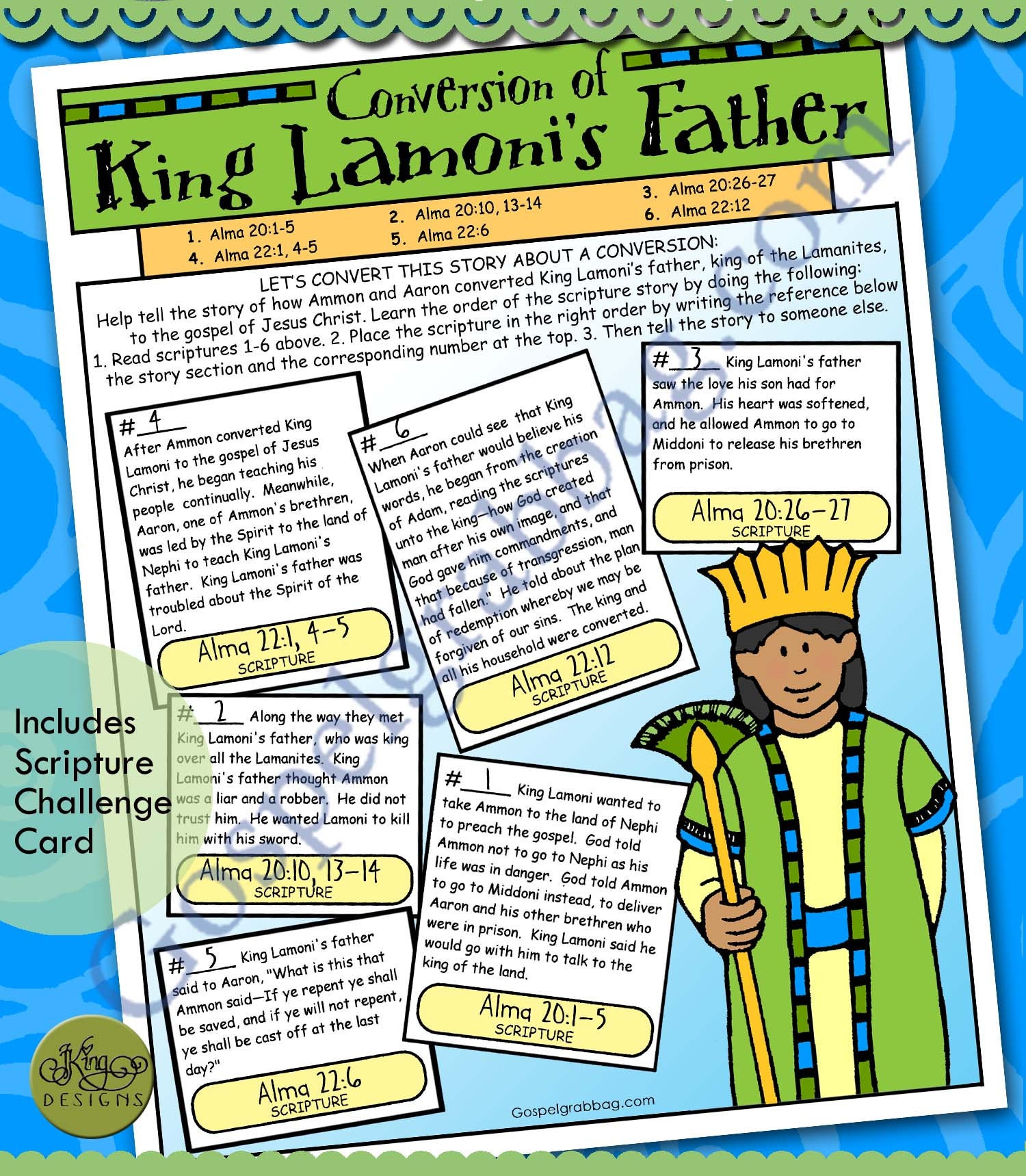 BOOK OF MORMON Plan of Redemption: King Lamonis Father Scripture Story ...