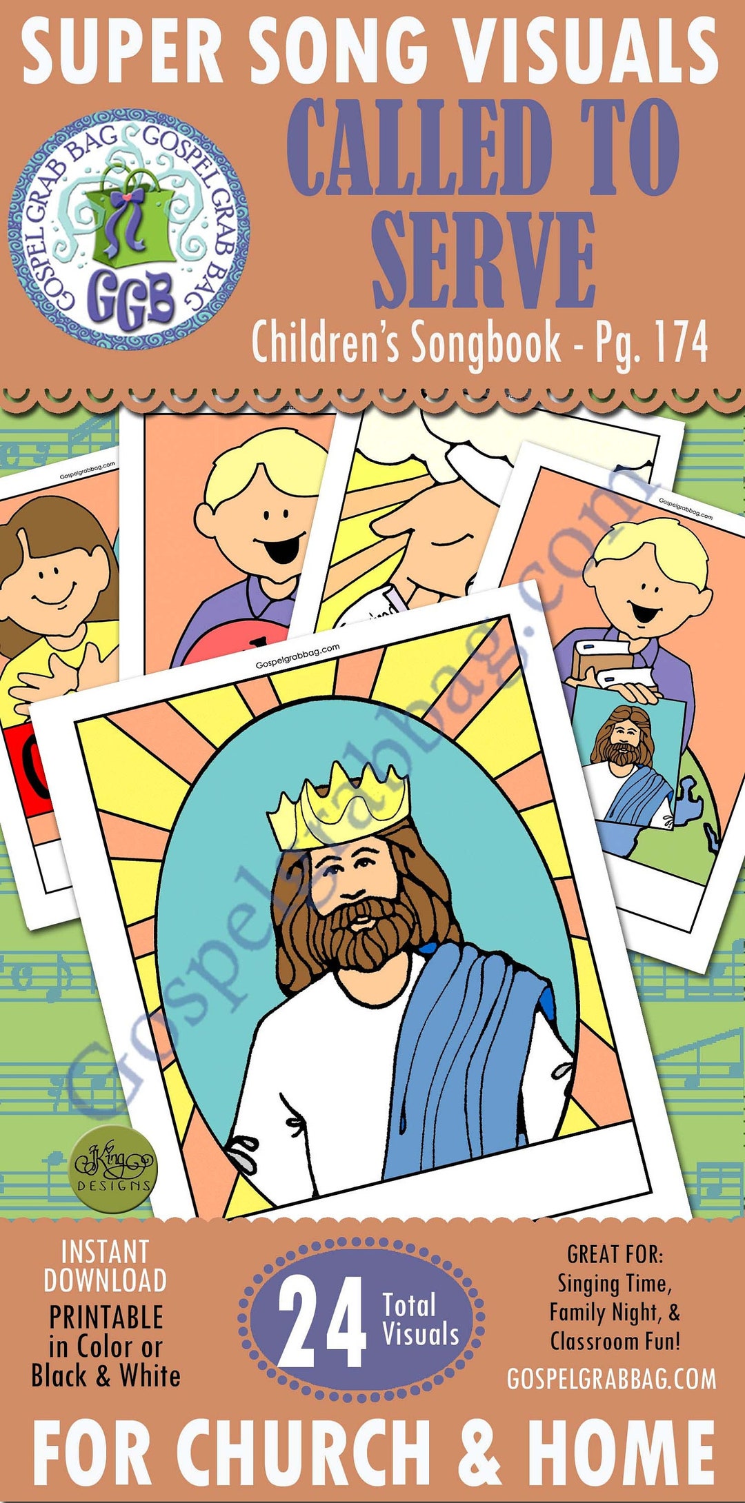 SONG "called to Serve" VISUALS Picture-for-every-verse, Music for ...