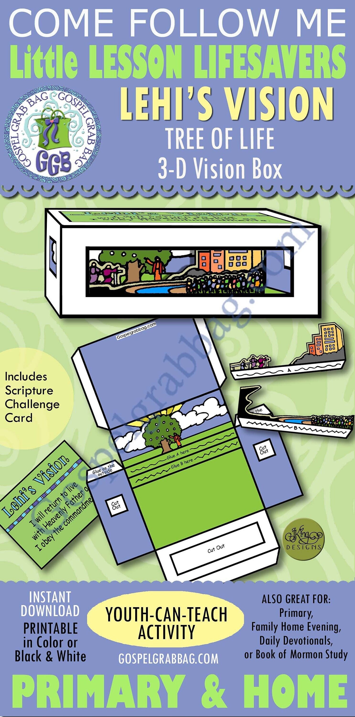 BOOK OF MORMON Lesson Lifesaver Activity: Lehi's Vision Tree of Life 3 ...