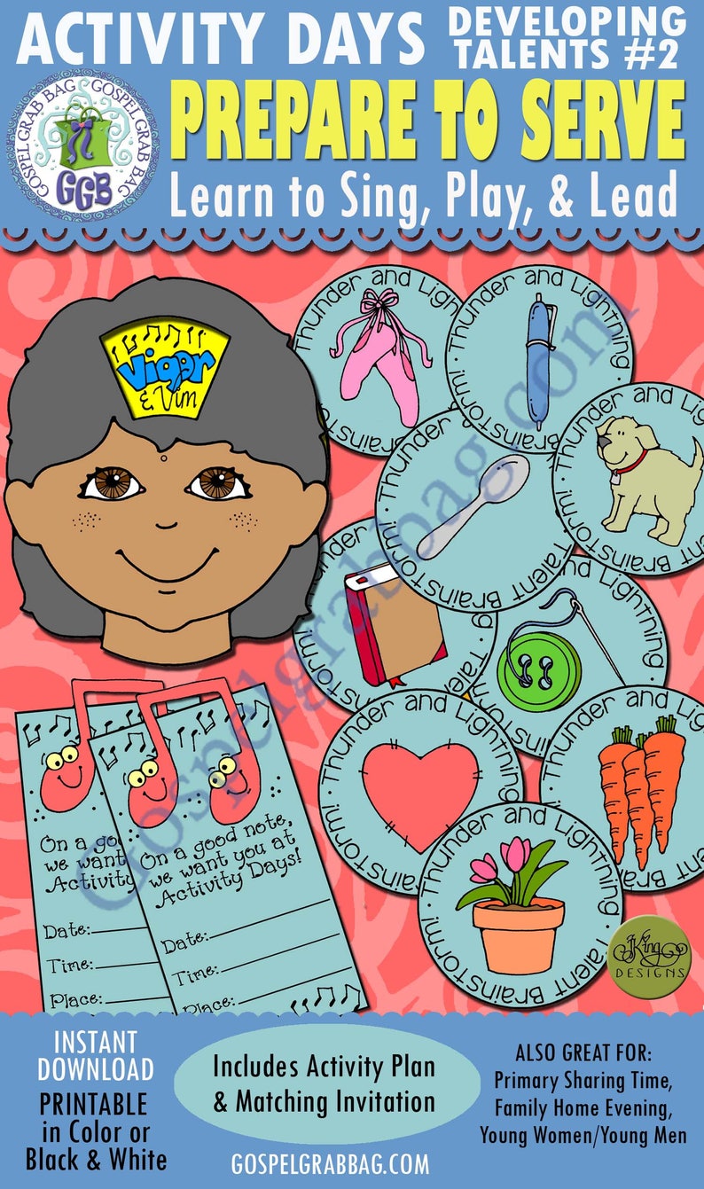 Activity Days Developing Talents Goal 2 good Note Invitation, ACTIVITY ...