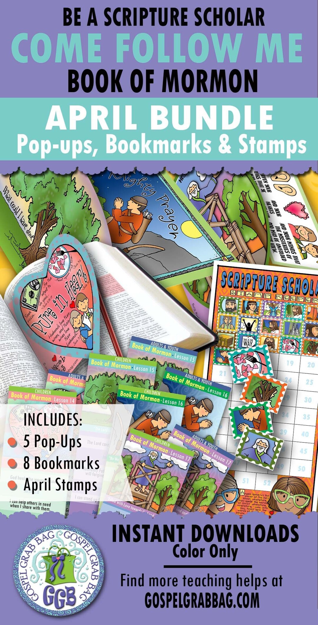 Scripture Scholars 2024 APRIL weeks 1-4 Come Follow Me 1 Scripture ...