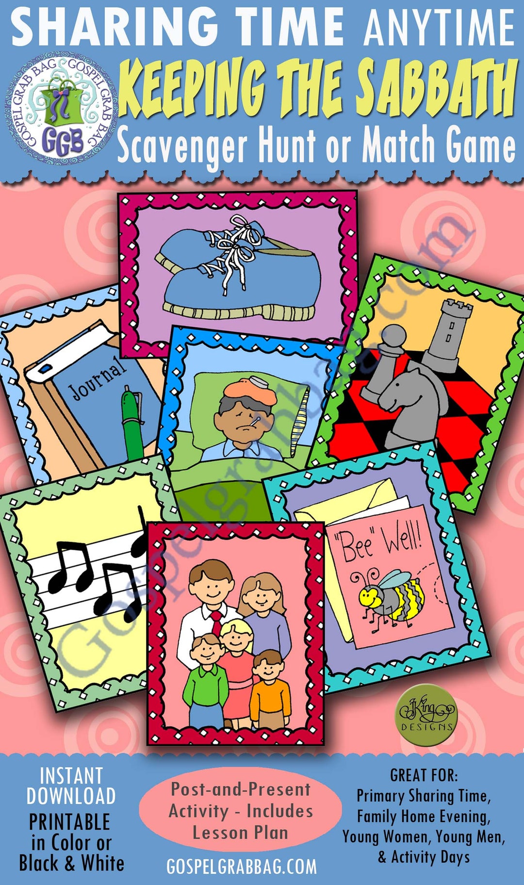 SABBATH DAY Sharing Time Anytime Kit: "i Should Do Things on the ...