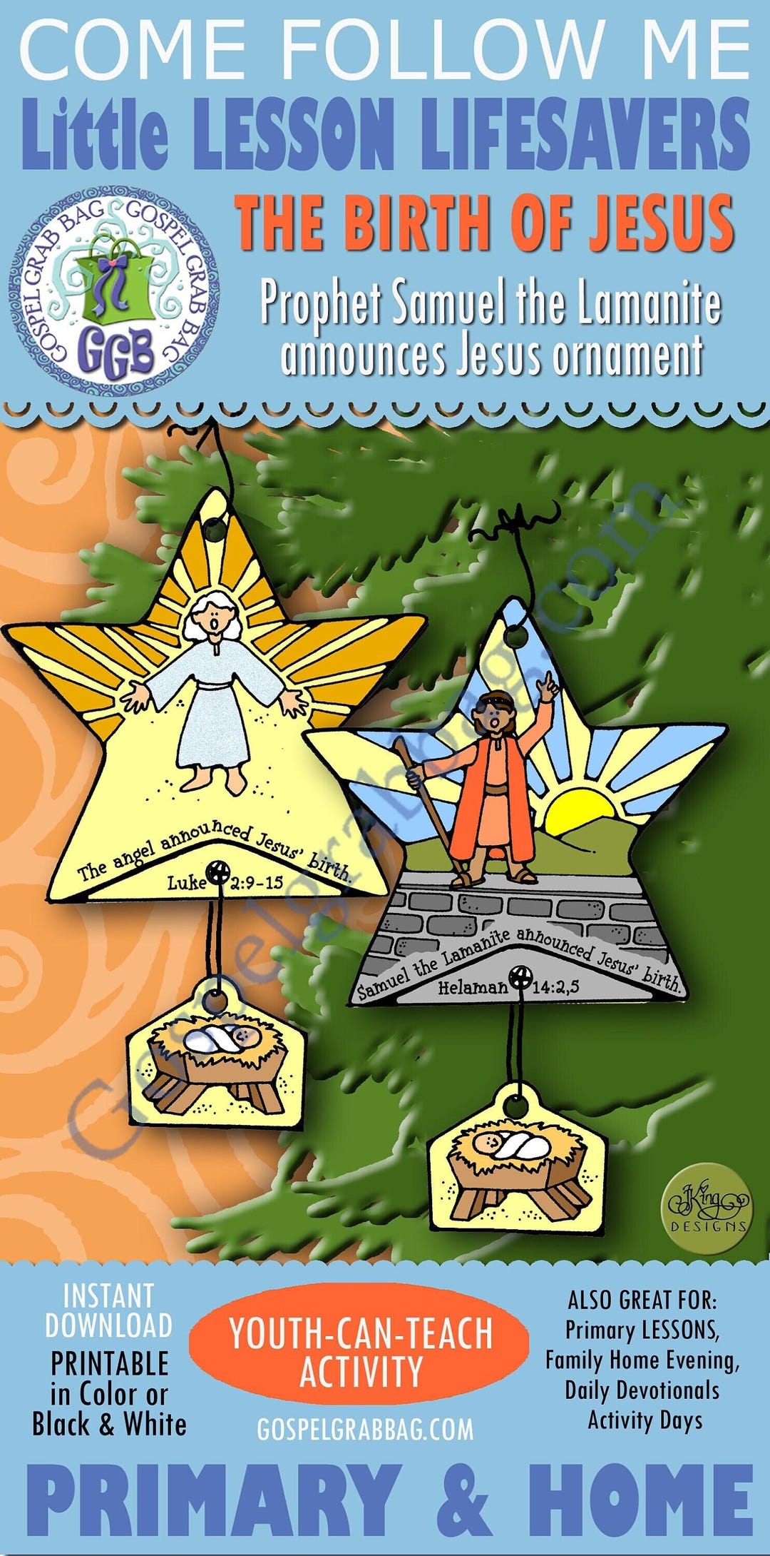 BOOK OF MORMON Lesson Activity: Prophet Samuel the Lamanite Announces ...