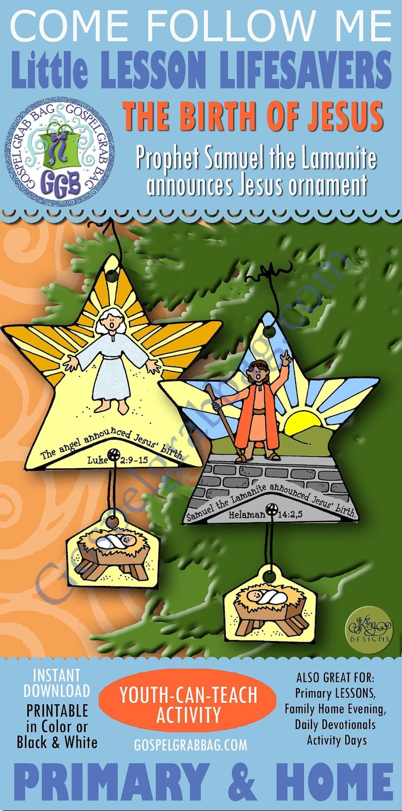 BOOK OF MORMON Lesson Activity: Prophet Samuel the Lamanite Announces ...