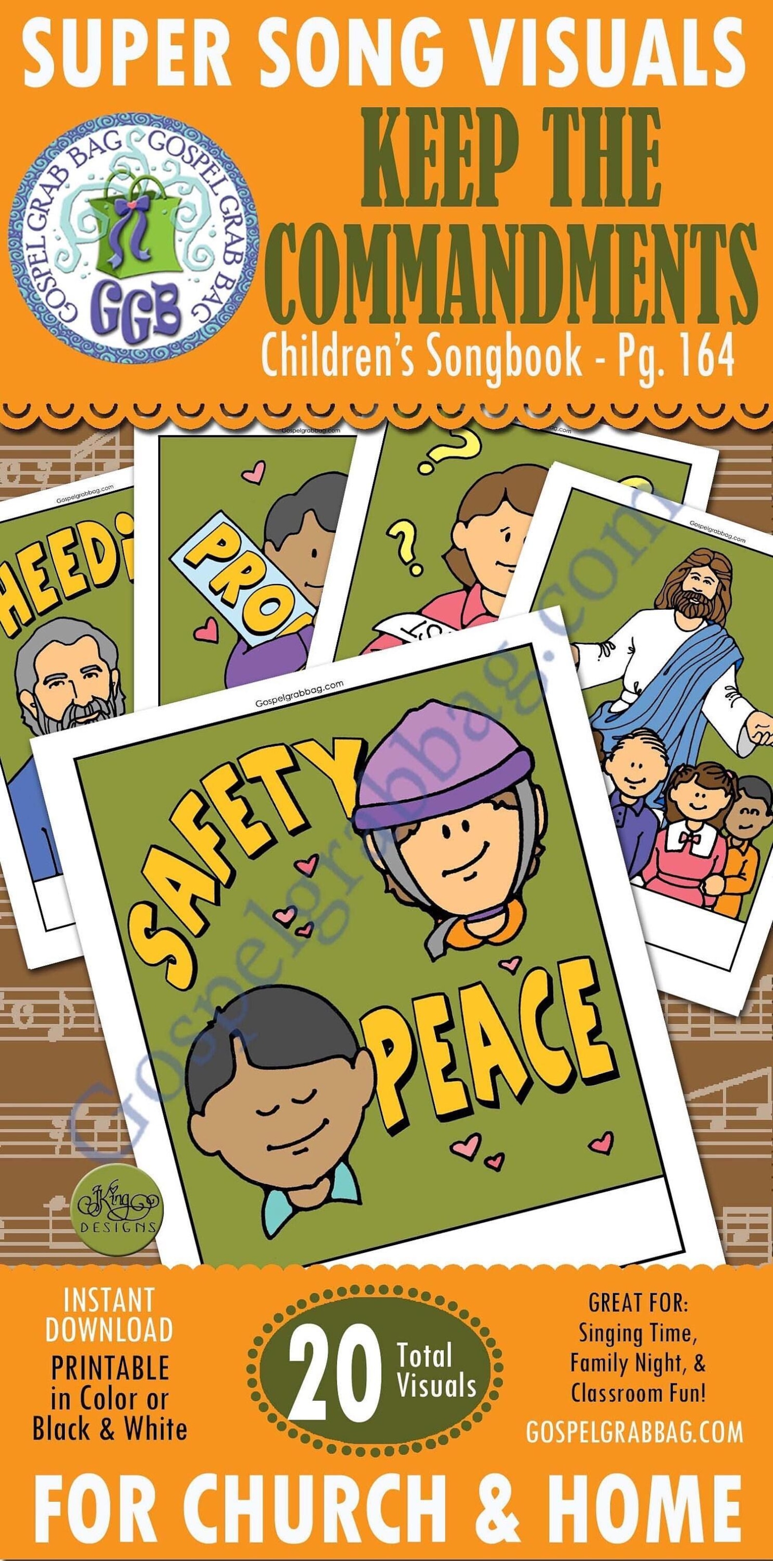 SONG "keep the Commandments" VISUALS Picture-for-every-verse, Music for ...