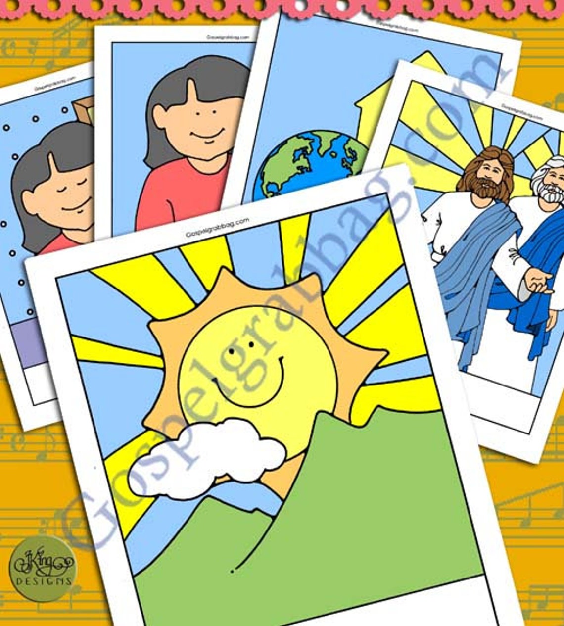 SONG faith VISUALS Picture-for-every-verse Music - Etsy