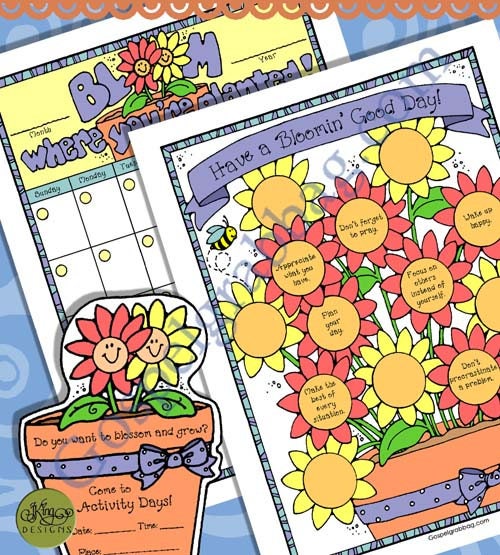 Activity Days Motivational Activity anytime: Theme - Etsy