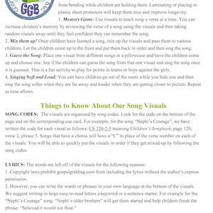 SONG "choose the Right" VISUALS Picture-for-every-verse, Music for ...