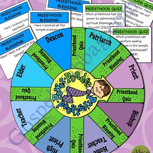 PRIESTHOOD - Sharing Time Anytime KIT: Priesthood Power Ponder Game - 3 ...