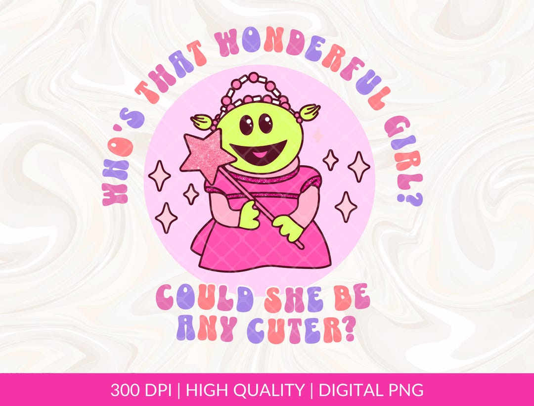 Nanalan Who's That Wonderful Girl PNG Files, Could She Be Any Cuter ...