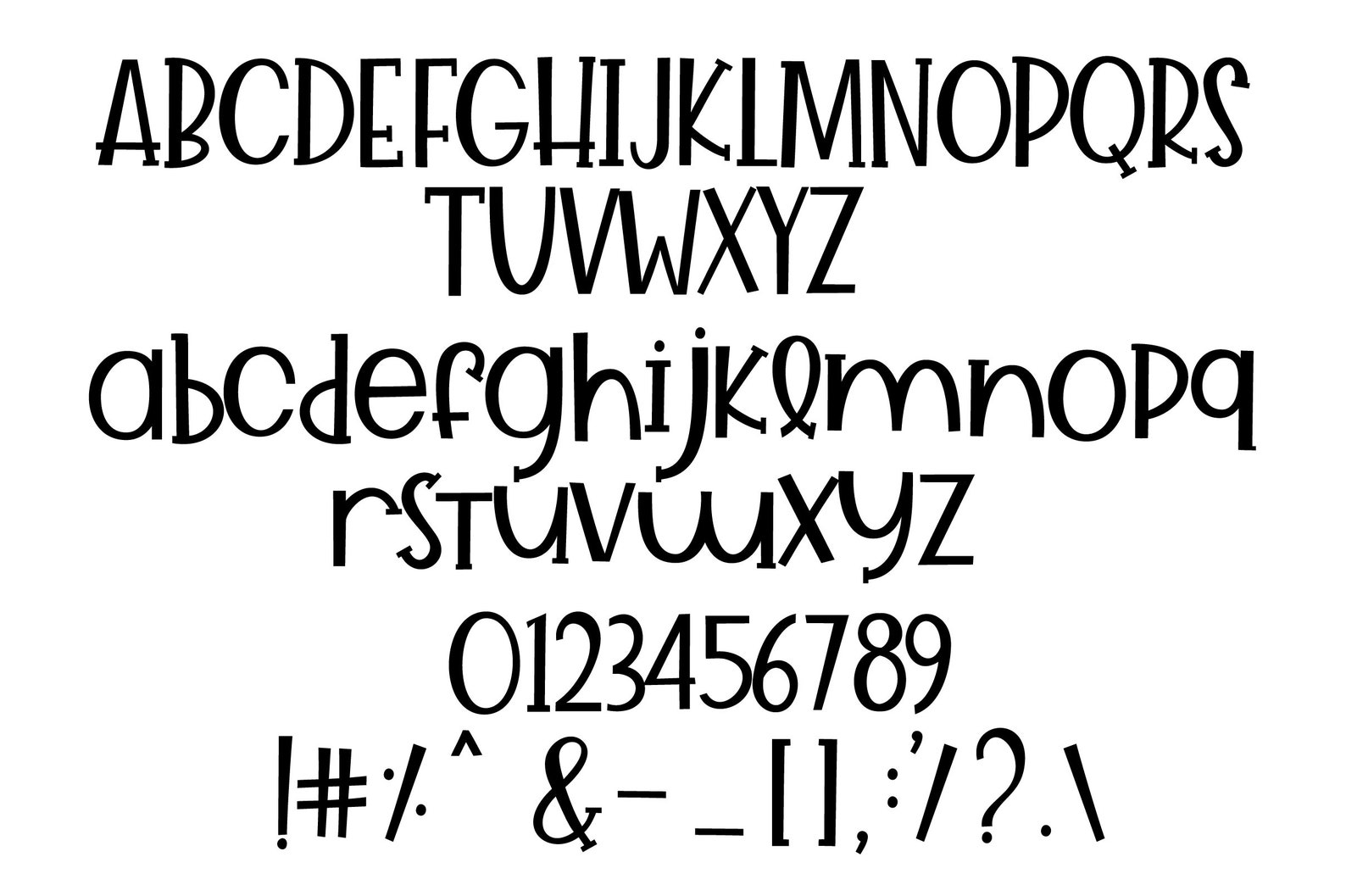 Handwritten Font, Outline Font, Unisex Font, Craft Font, Handwriting ...