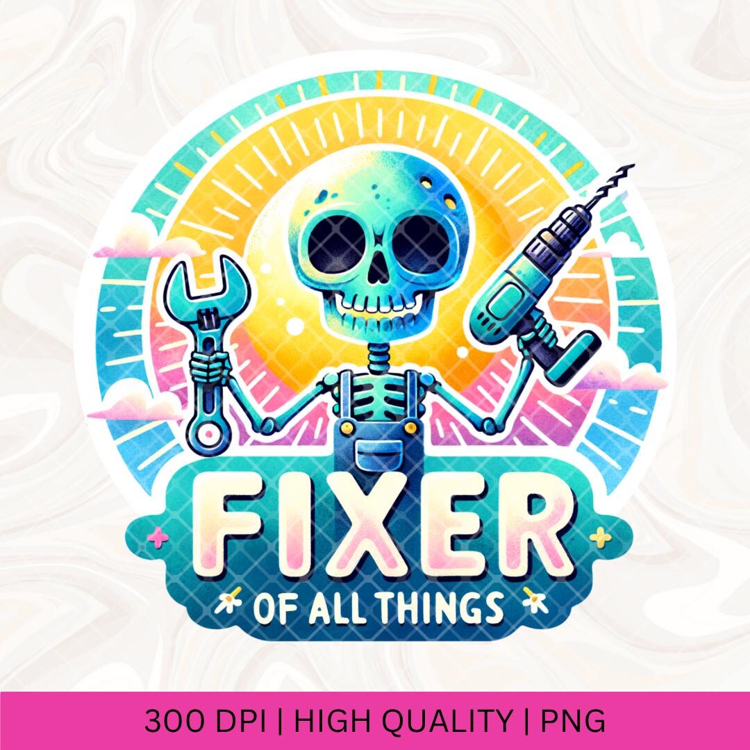 Fixer of All Things PNG Sublimation, Father's Day Gift, Best Dad Grand ...