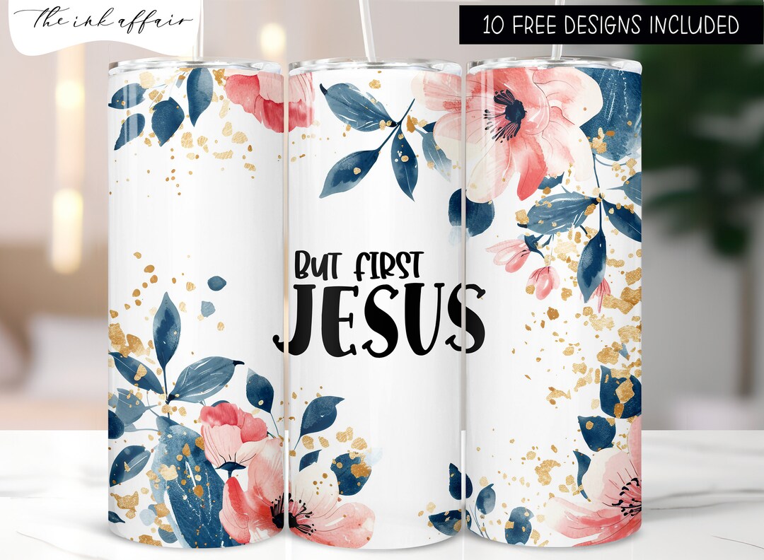 Bible Verse Tumbler Wrap 20 Oz Skinny Straight Tumbler Sublimation ...
