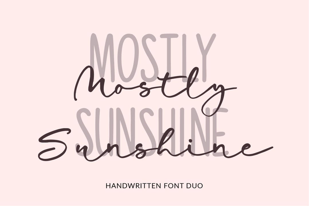 Handwritten Font, Handwriting Font, Sans Serif Font, Script Font ...