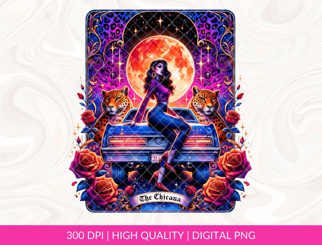 The Chicana Tarot Card PNG, Funny Mexicana Sublimation Design, Spanish ...