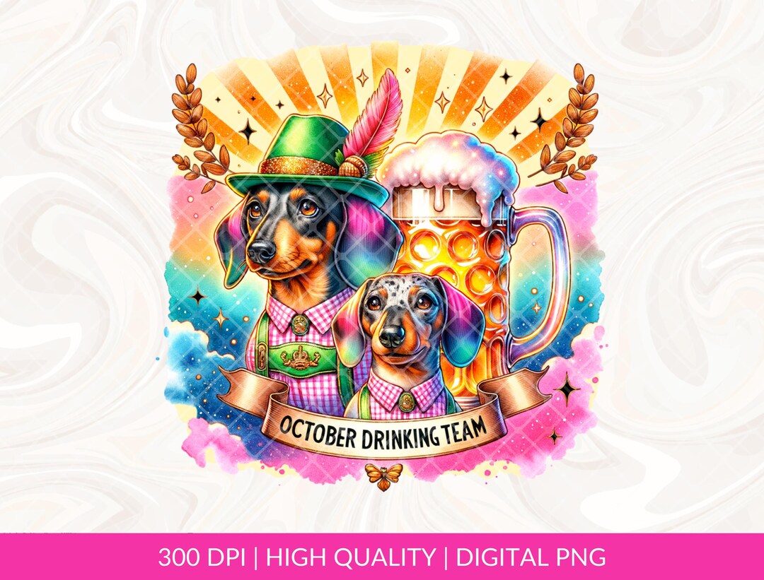 October Beer Dog PNG, October Beer Festival PNG, Digital Download ...