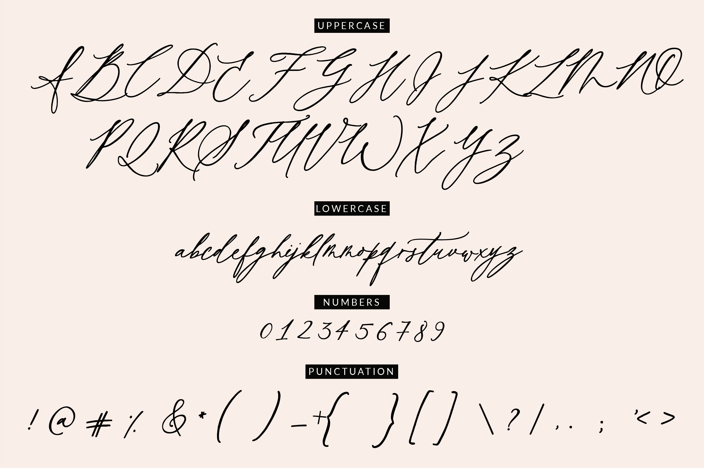 Luxe script lettertype, handgeschreven, handschrift, rustieke, script ...