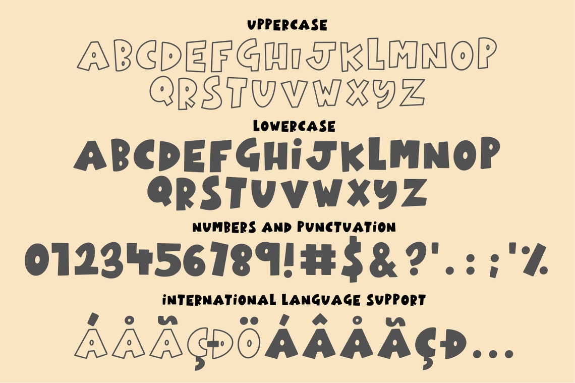 Handwritten Font, Font Duo, Script Font, Bounce, Fat, Chunky Font, Bold ...