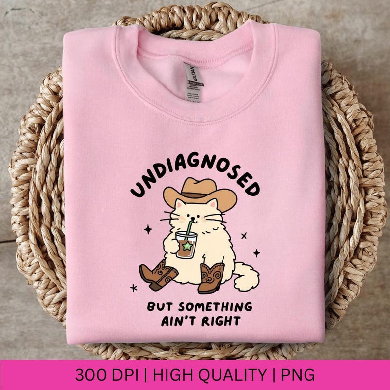 Undiagnosed but Something Ain't Right PNG, Funny PNG Adhd Design ...