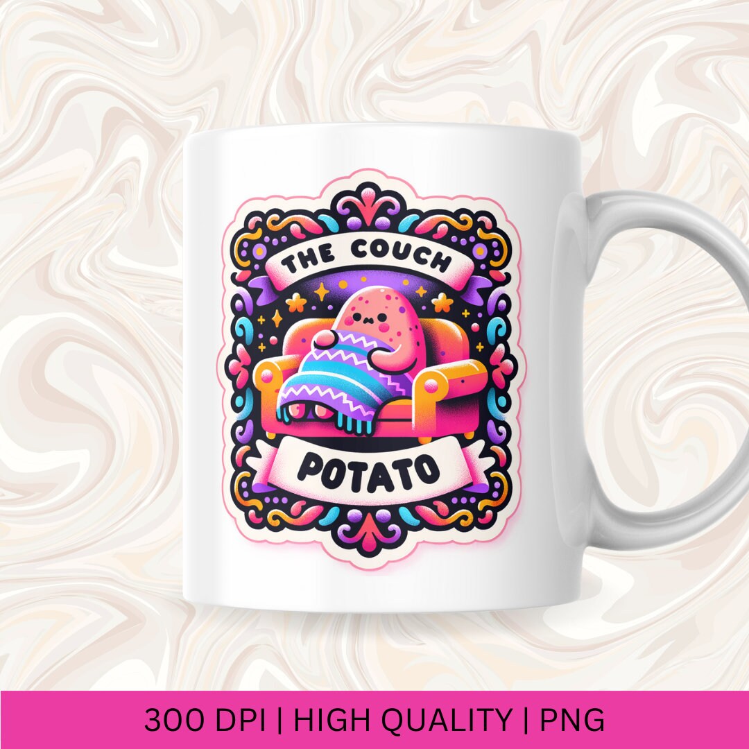 The Couch Potato Funny PNG, Sarcastic Funny Quote Png Design, Funny Mom ...