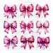 Pink Bows Collage PNG, Coquette Home Decor, Girly Pink Bow Aesthetic ...