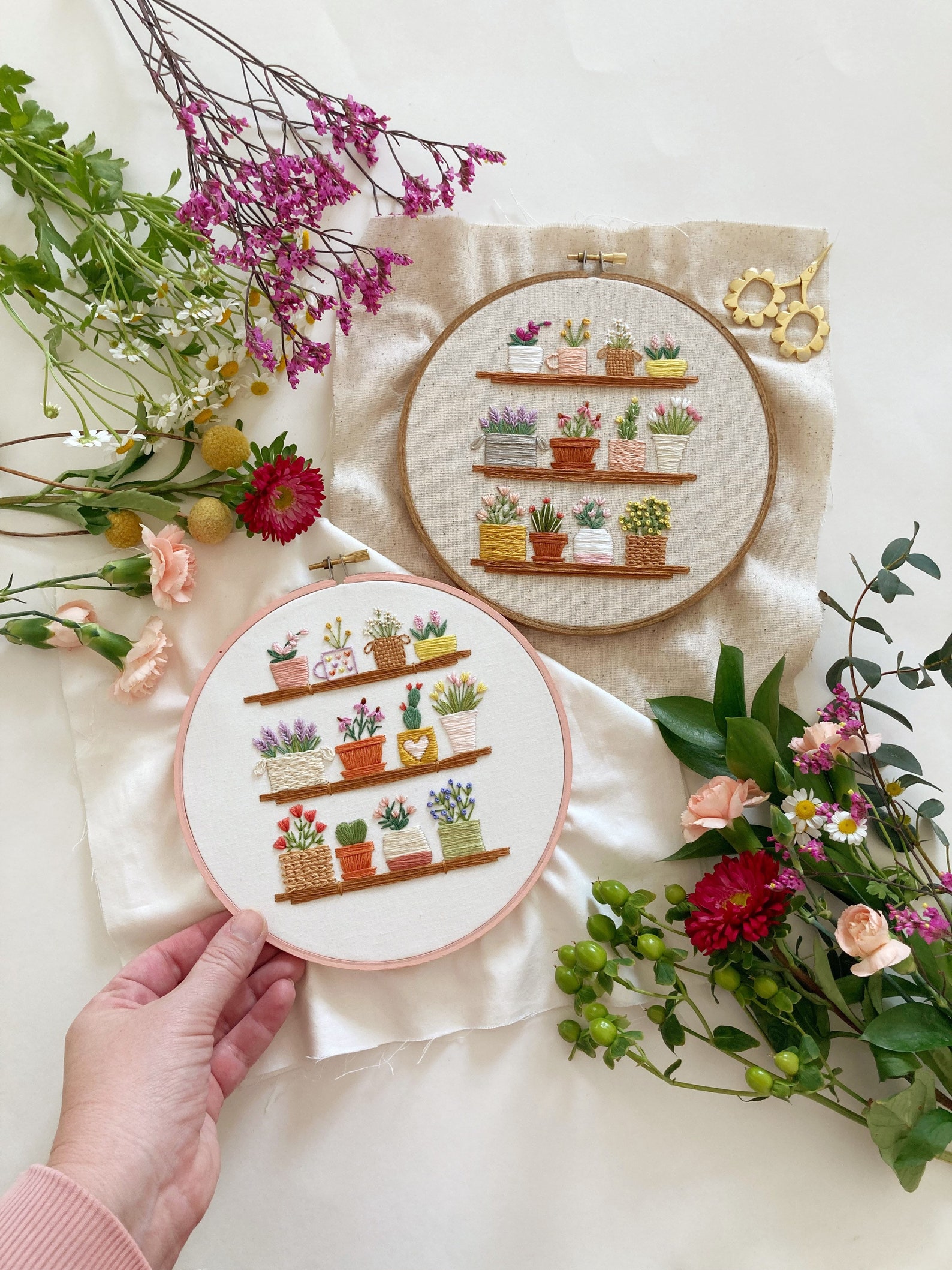 The Flower Shop Embroidery Pattern Instant Digital Download - Etsy Canada