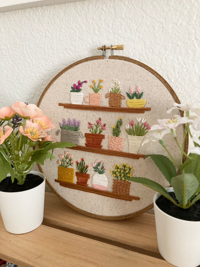 The Flower Shop Embroidery Pattern Instant Digital Download - Etsy
