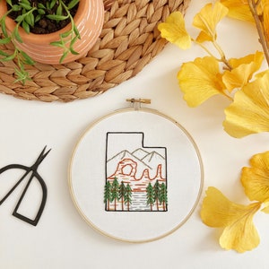 Utah State Embroidery Pattern - Instant Digital Download -PDF ...