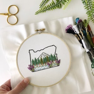 Oregon State Embroidery Pattern - PDF Digital Download - Pattern and ...