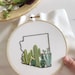 Arizona Embroidery PDF Pattern & Stitch Guide Digital - Etsy