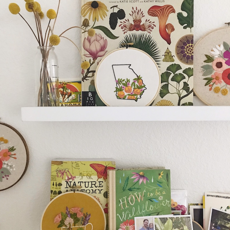 Georgia State Embroidery Pattern Instant Digital Download - Etsy