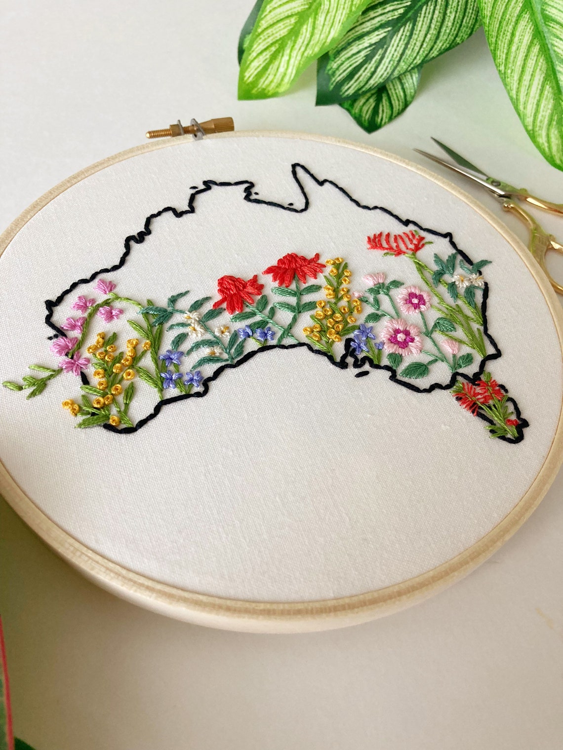 Australia Native Flowers Embroidery Pattern Instant Digital | Etsy