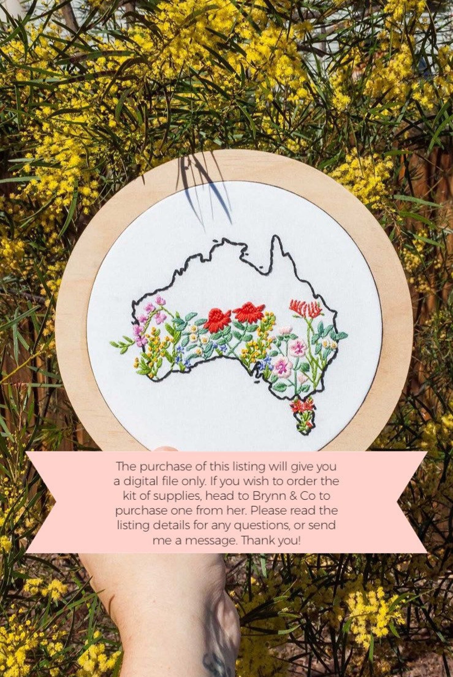 Australia Native Flowers Embroidery Pattern Instant Digital | Etsy