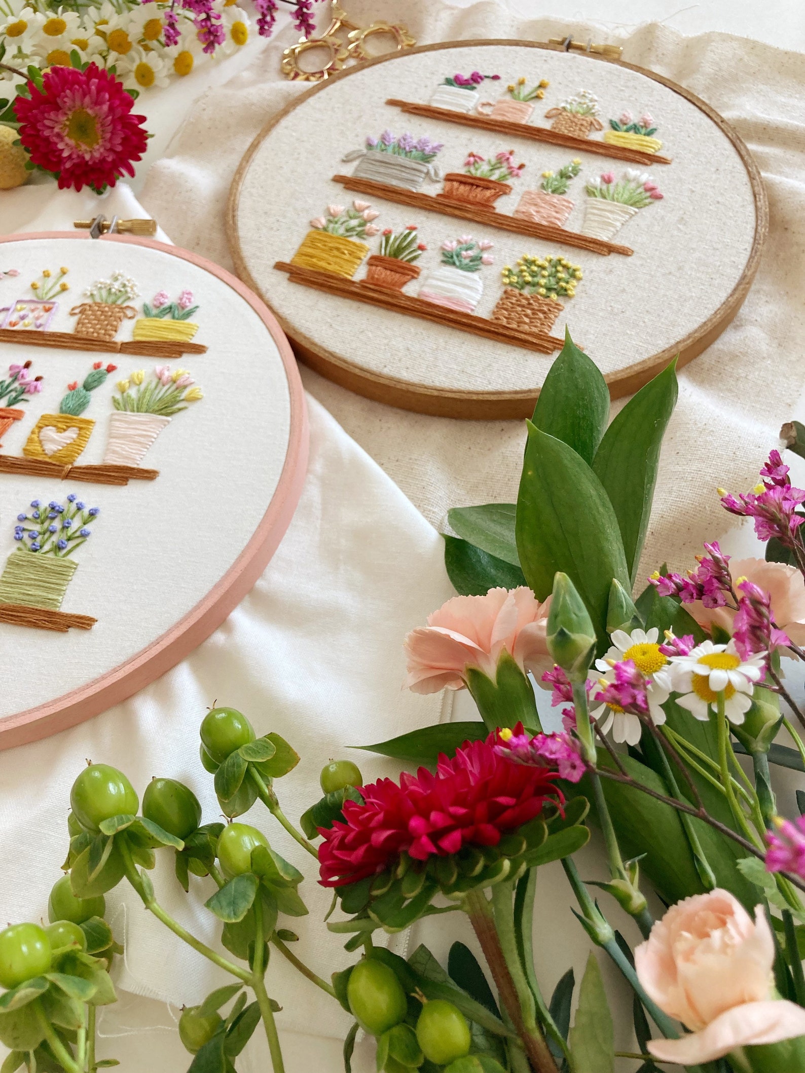 The Flower Shop Embroidery Pattern Instant Digital Download - Etsy