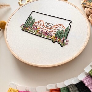 South Dakota State Embroidery Pattern - Instant Digital Download -PDF ...