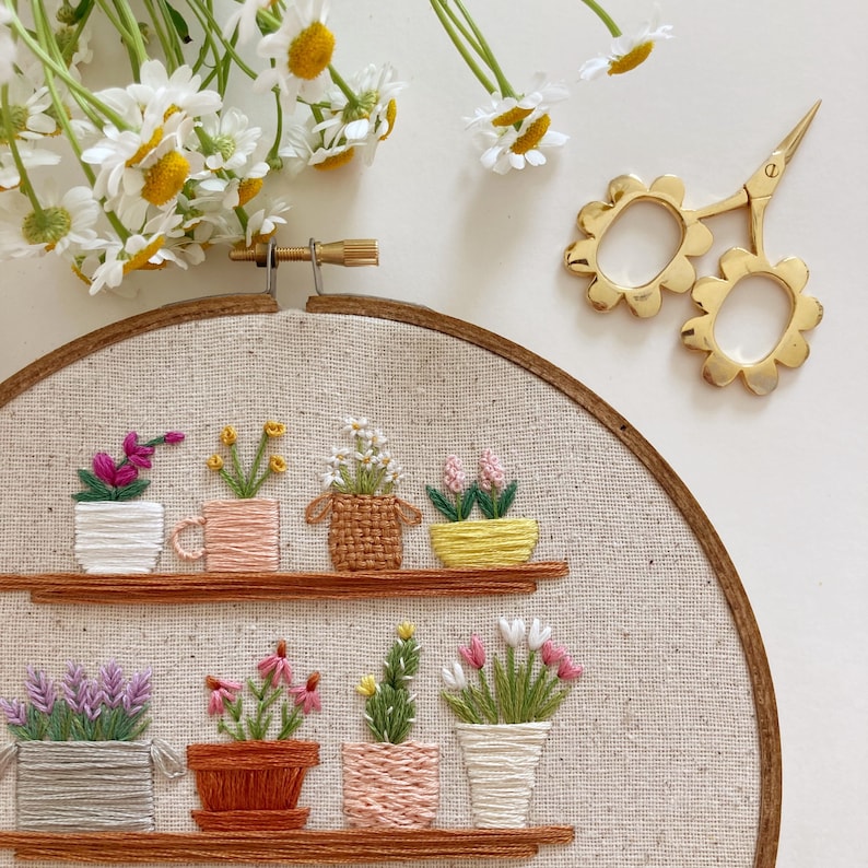 The Flower Shop Embroidery Pattern Instant Digital Download - Etsy