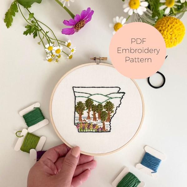 Arkansas Embroidery - Etsy