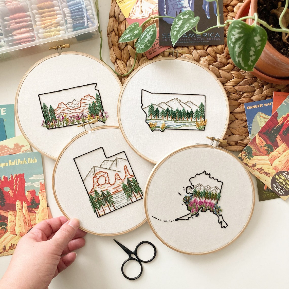 South Dakota State Embroidery Pattern - Instant Digital Download -PDF ...