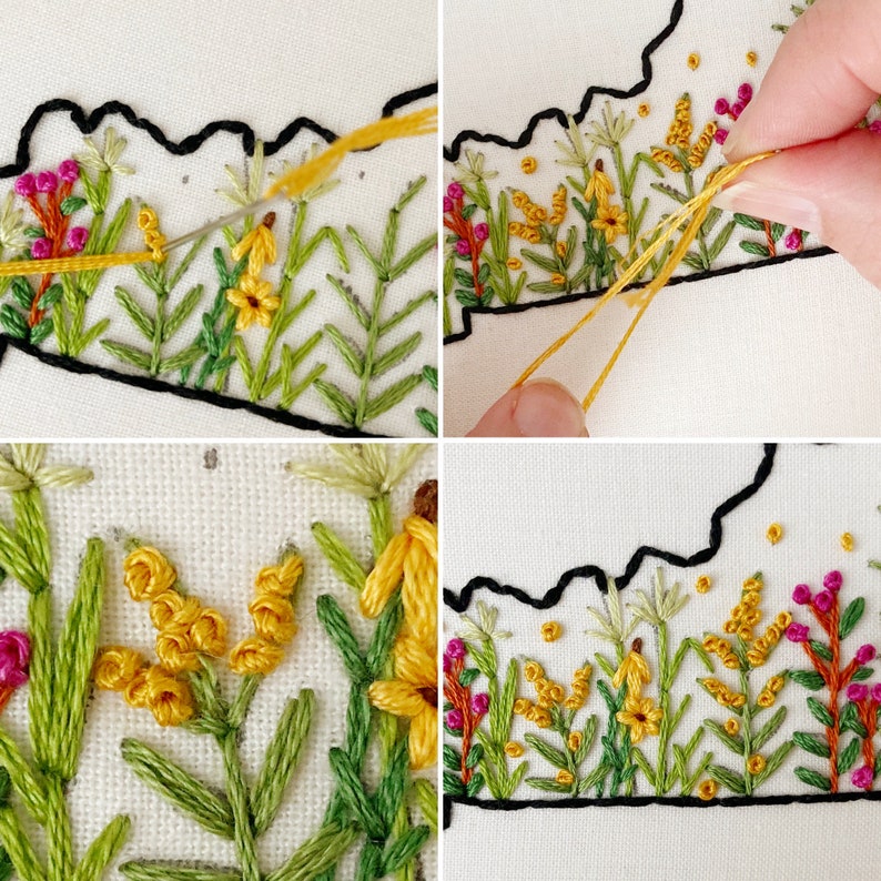 Kentucky State Embroidery Pattern - Instant Digital Download -PDF ...