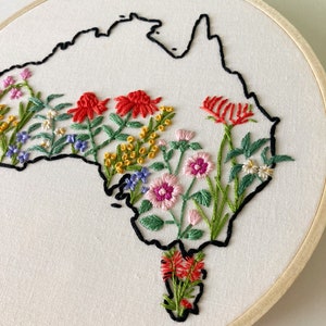 Australia Native Flowers Embroidery Pattern - Instant Digital Download ...