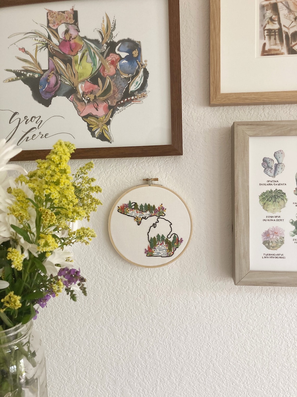 Michigan State Embroidery Pattern Instant Digital Download - Etsy