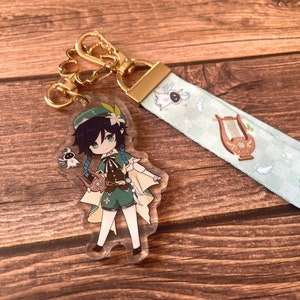 Genshin Impact: Venti Lanyard & Keychains - Etsy