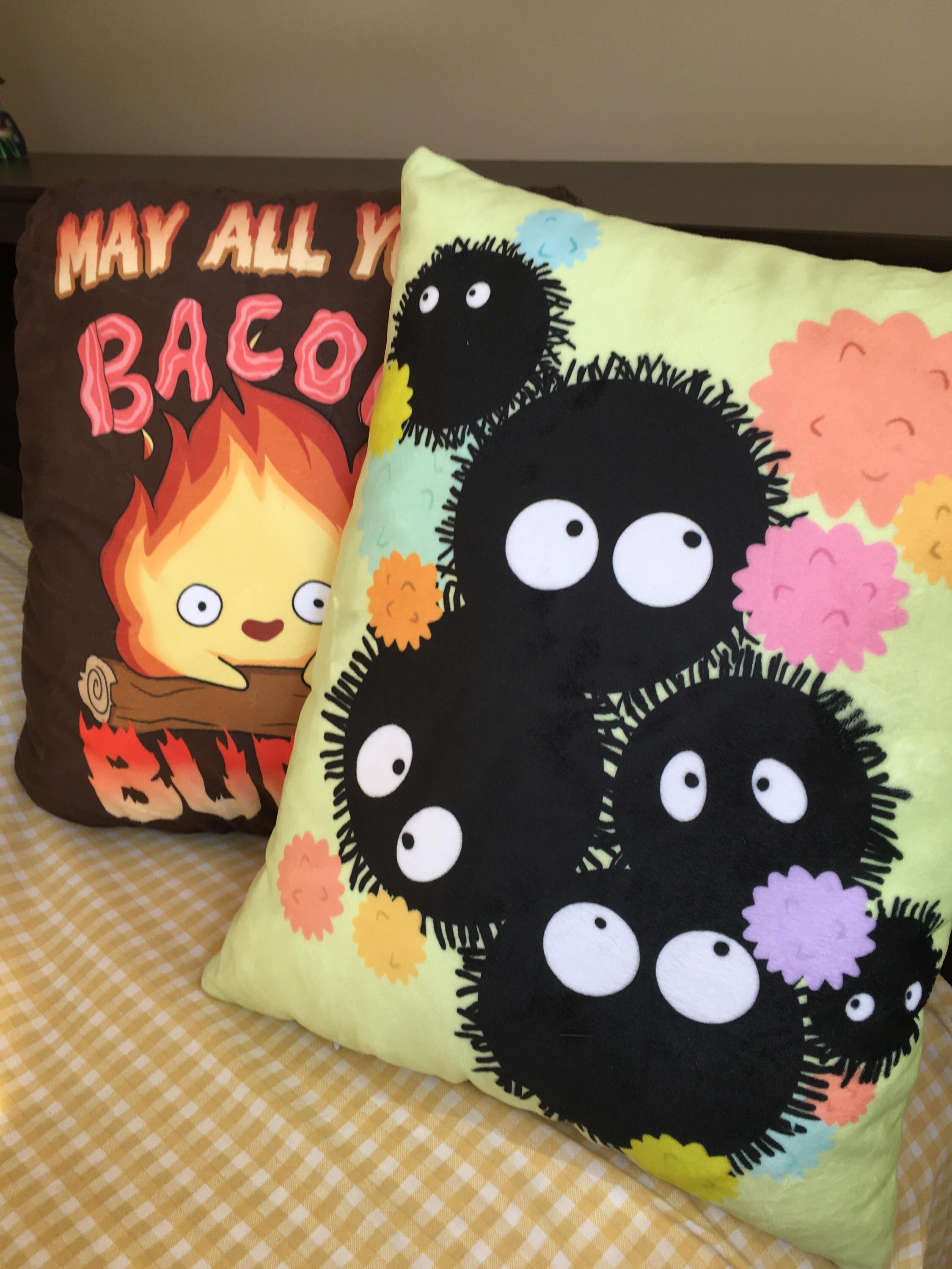Calcifer & Soot Sprite Pillows - Etsy